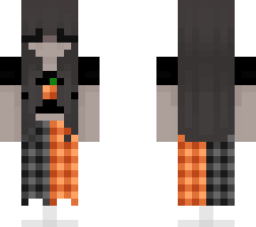 Cute Halloween girl | Minecraft Skin