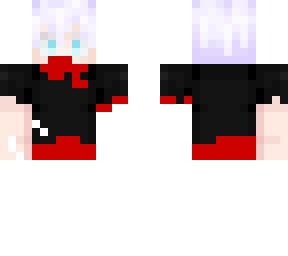 gojo half | Minecraft Skins