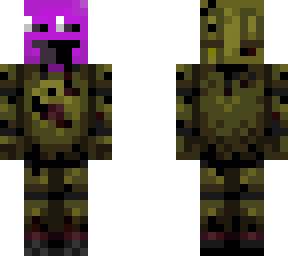 Purple Guy inside Springtrap | Minecraft Skin