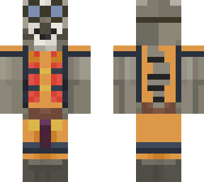 rocket raccoon | Minecraft Skins
