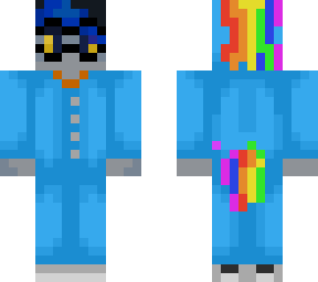 Tchior Strydr Rainbow Dash Onesie | Minecraft Skin