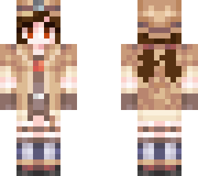 cave rader pixel | Minecraft Skin