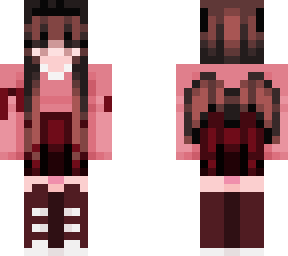 fancy word for flap // girl ; skintober day 1 | Minecraft Skin