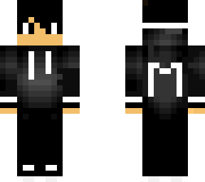 Mxmxk Black V4 Gloves Slim Best Cool | Minecraft Skin