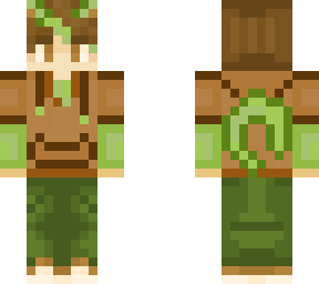My leafeon oc : Twig | Minecraft Skin