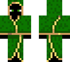 Cactus cult robe with eyes | Minecraft Skin
