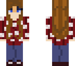 Red polka dot | Minecraft Skin