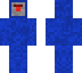 blue robot | Minecraft Skins
