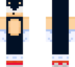 dark sonic | Minecraft Skins