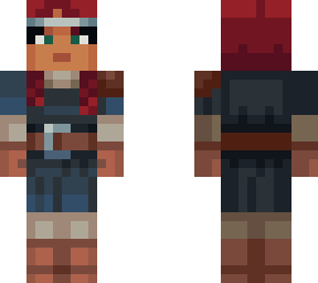 Minecraft Dungeons Main Game: Valorie | Minecraft Skin