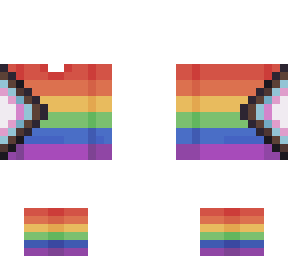 pride sweater and socks // OB | Minecraft Skin