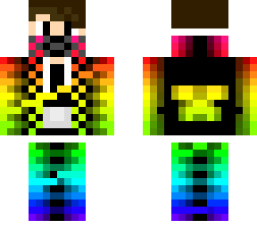 rainbow creeper | Minecraft Skins