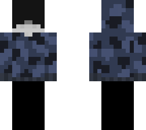 bape blue camo hoodie | Minecraft Skin