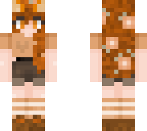 cute fox girl | Minecraft Skin