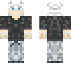 Gojo ( Manga ) ( fixed arm ) | Minecraft Skin