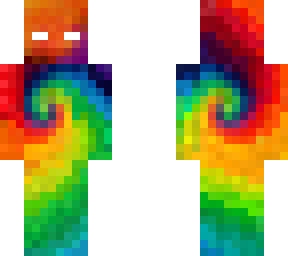 rainbow spiral | Minecraft Skin