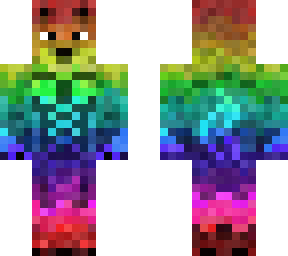 Rainbow Wolf 49 Lobo | Minecraft Skin