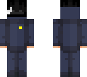 Red satoru l BLIND FOLD | Minecraft Skin