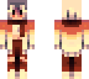 . a red sun skintober . | Minecraft Skin