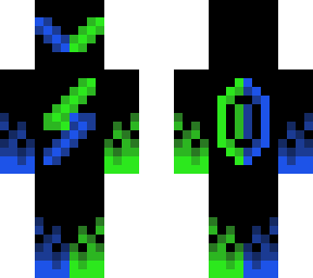 green fire | Minecraft Skins
