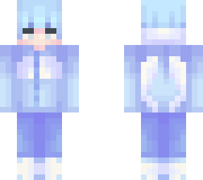 EBoy Angel Blue Variant | Minecraft Skin