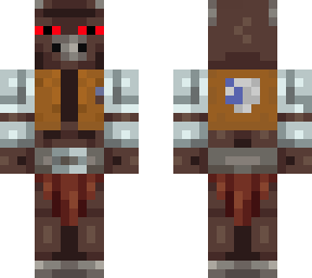 Minotaur wearing Attack On Titan jacket. | Minecraft Skin