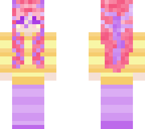 Pink Puffer Girl | Minecraft Skin