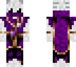 Full Purple mage cat | Minecraft Skin