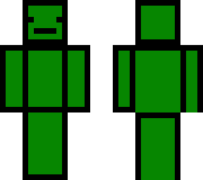 Green block guy | Minecraft Skin