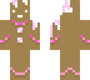 Over Iced Gingerbread Man | Minecraft Skin