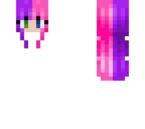 Split-Dyed Hair | Minecraft Skin