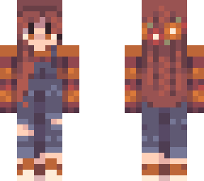 - sitting by the campfire ; rce | Minecraft Skin