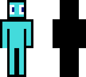 blue pacman ghost | Minecraft Skin