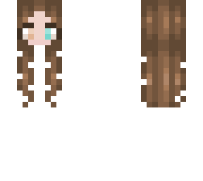 Brown hair HB with 2 different colored eyes! | Minecraft Skin