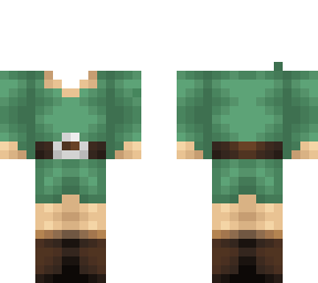 Green Medieval Coat | Minecraft Skin