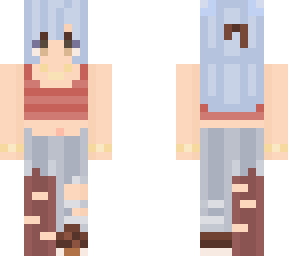 light blue hair | Minecraft Skins