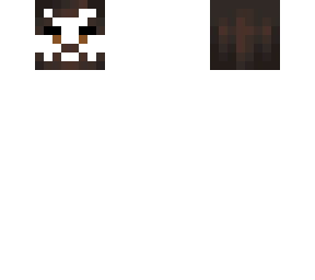 Male HB - Dull Dark Brown Fade w/ Beard | Minecraft Skin