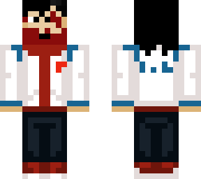 Yoon Gwi-Nam (Blood on the lips and washed scar) | Minecraft Skin