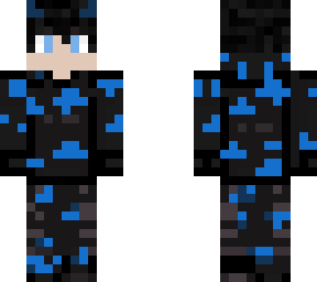 Blue Akatsuki Robe | Minecraft Skin