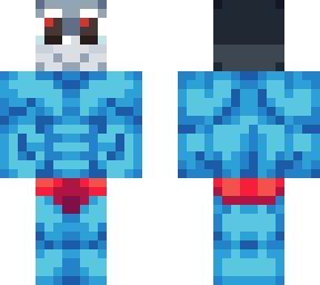 Buff Thomas the Train | Minecraft Skin