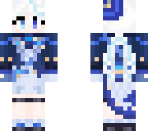 genshin furina | Minecraft Skins