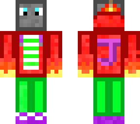 fire hands | Minecraft Skins