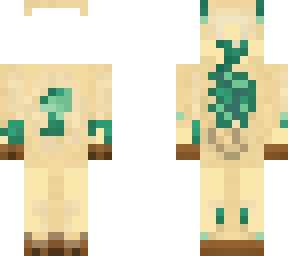 pokemon onesie leafeon base | Minecraft Skin