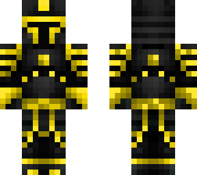 the fixed yellow knight | Minecraft Skin