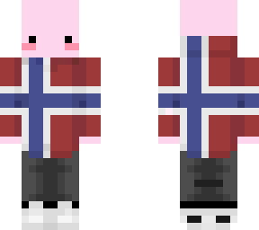 Norwegian axolotle | Minecraft Skin