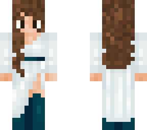Chica Vestido morena | Minecraft Skin