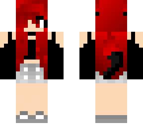 cute red girl | Minecraft Skin