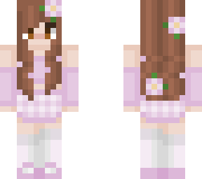 Cute spring girl | Minecraft Skin