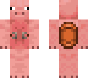 Pig wearing Saddle | Minecraft Skin