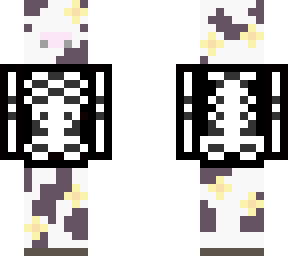 skeleton cow remake | Minecraft Skin